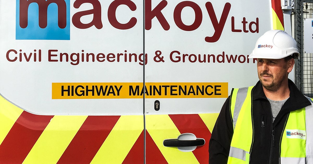 Mackoy Groundworker extraordinaire: Mark Ellis
